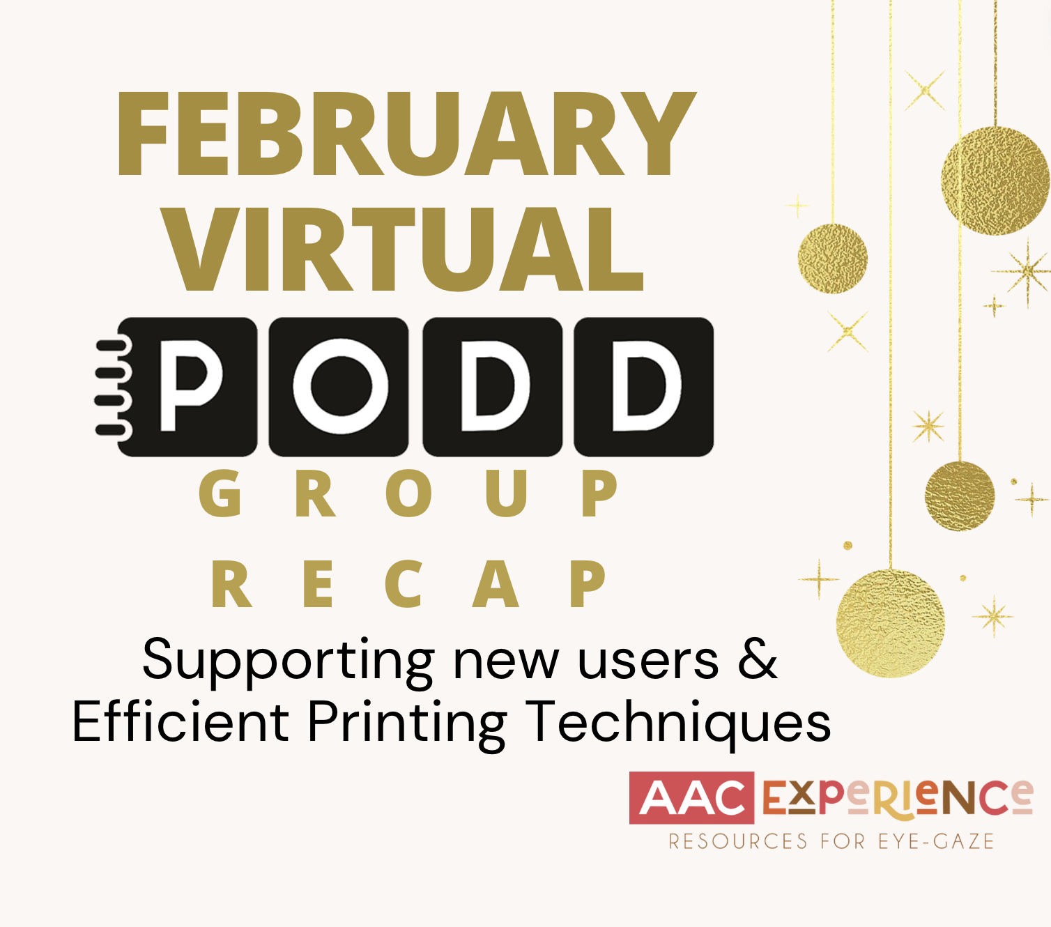 February 2024 Virtual PODD Group Recap: Supporting New Users ...